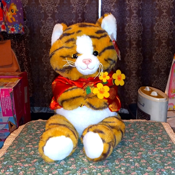 Celebrate It | Toys | Chinese Dressed Tiger Plush New | Poshmark
